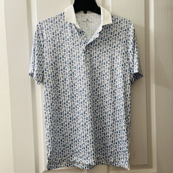 Grayson & Dunn | Shirts | Grayson Dunn Golf Polo Shirt Mens S All Over ...